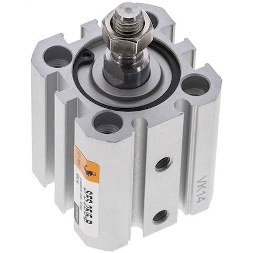 EMC SFS 25/5-B. ISO 21287-Zylinder, doppeltw., Kolben 25mm, Hub 5mm ...