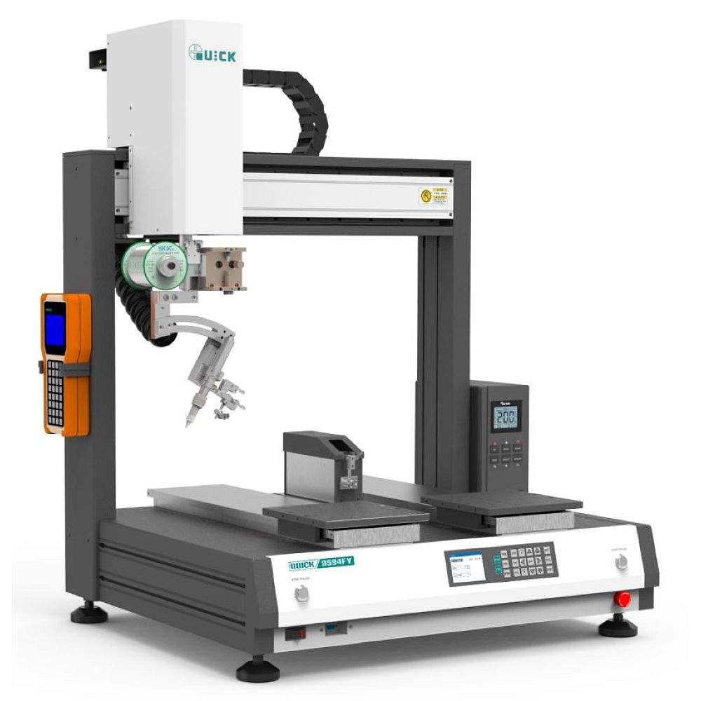 Quick 9594FYA-A. 4-Achsen Lötroboter, 2-Tische, mit Optionen 378FA ...