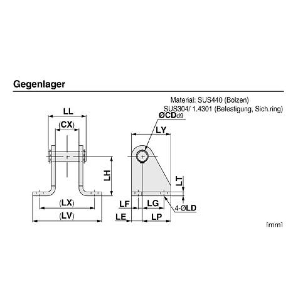SMC CG-D063. CG3, Zubehör, Befestigungselemente kaufen bei A1-ESD