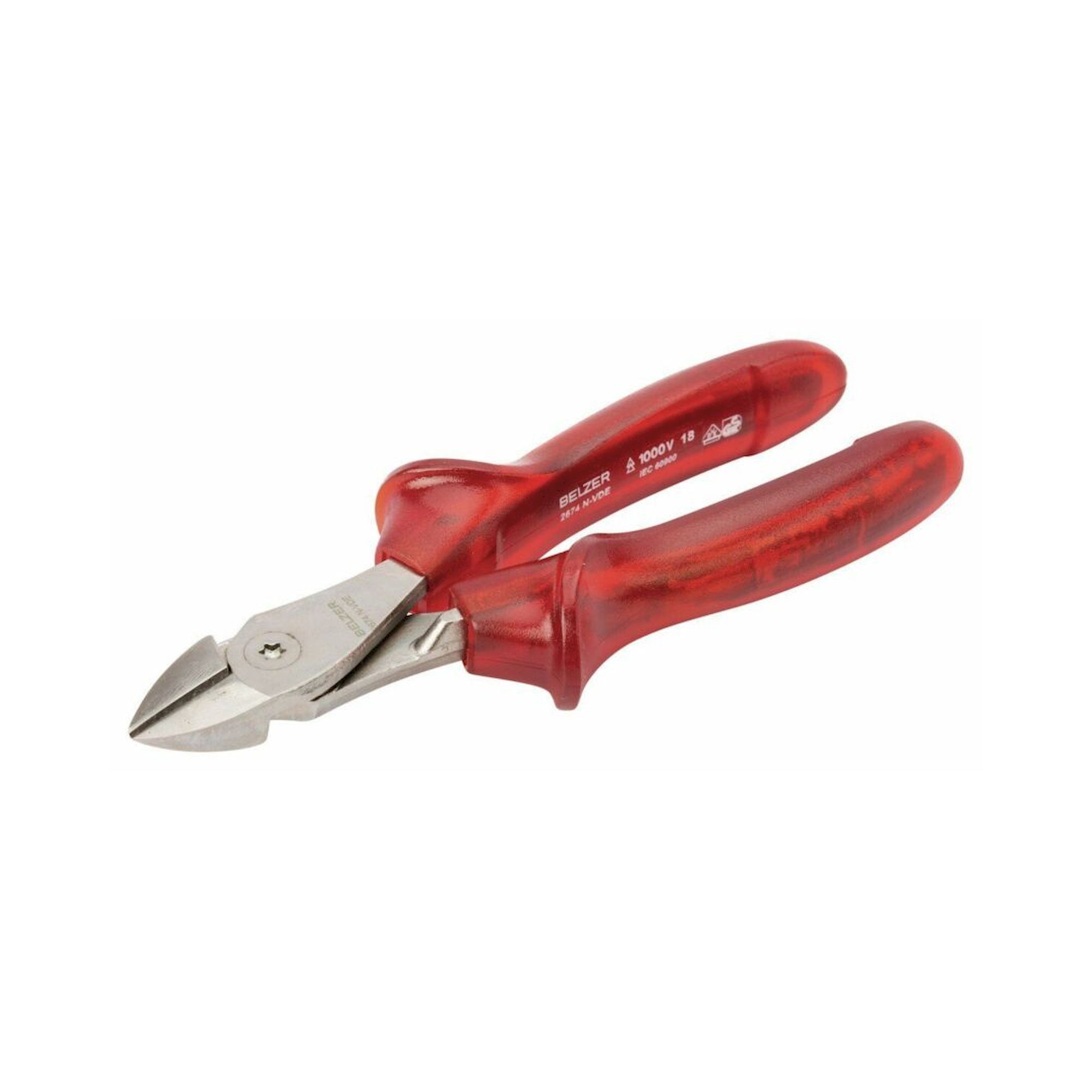 Belzer 2674 NVDE. side cutters with insulated acetylcellulose handles ...