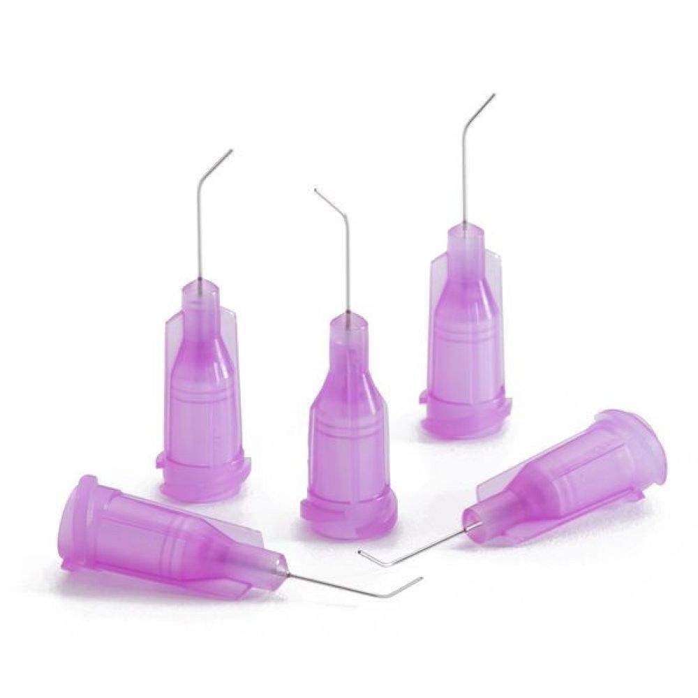 Nordson EFD 7018434. Dosiernadel gebogen, 45°, lavendel, 0,5", Gauge 30 ...