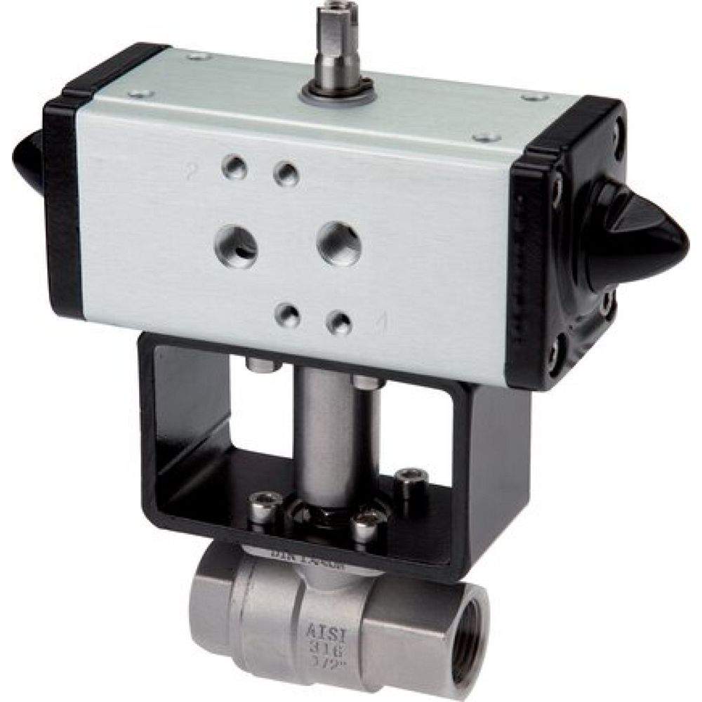 ES-Kugelhahn mit pneumatischem Antrieb, Rp 1" kaufen bei A1-ESD