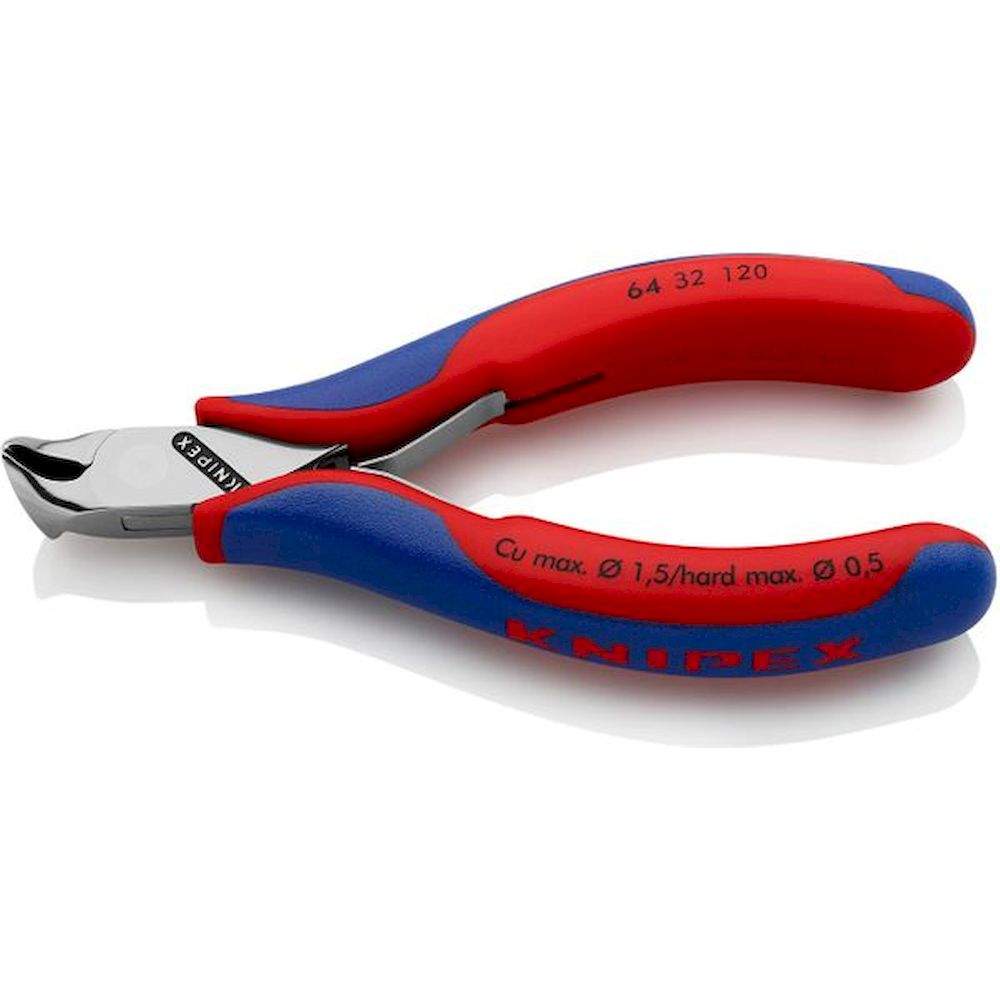 Knipex 64 32 120. Electronic end cutters, with multi-component sleeves ...
