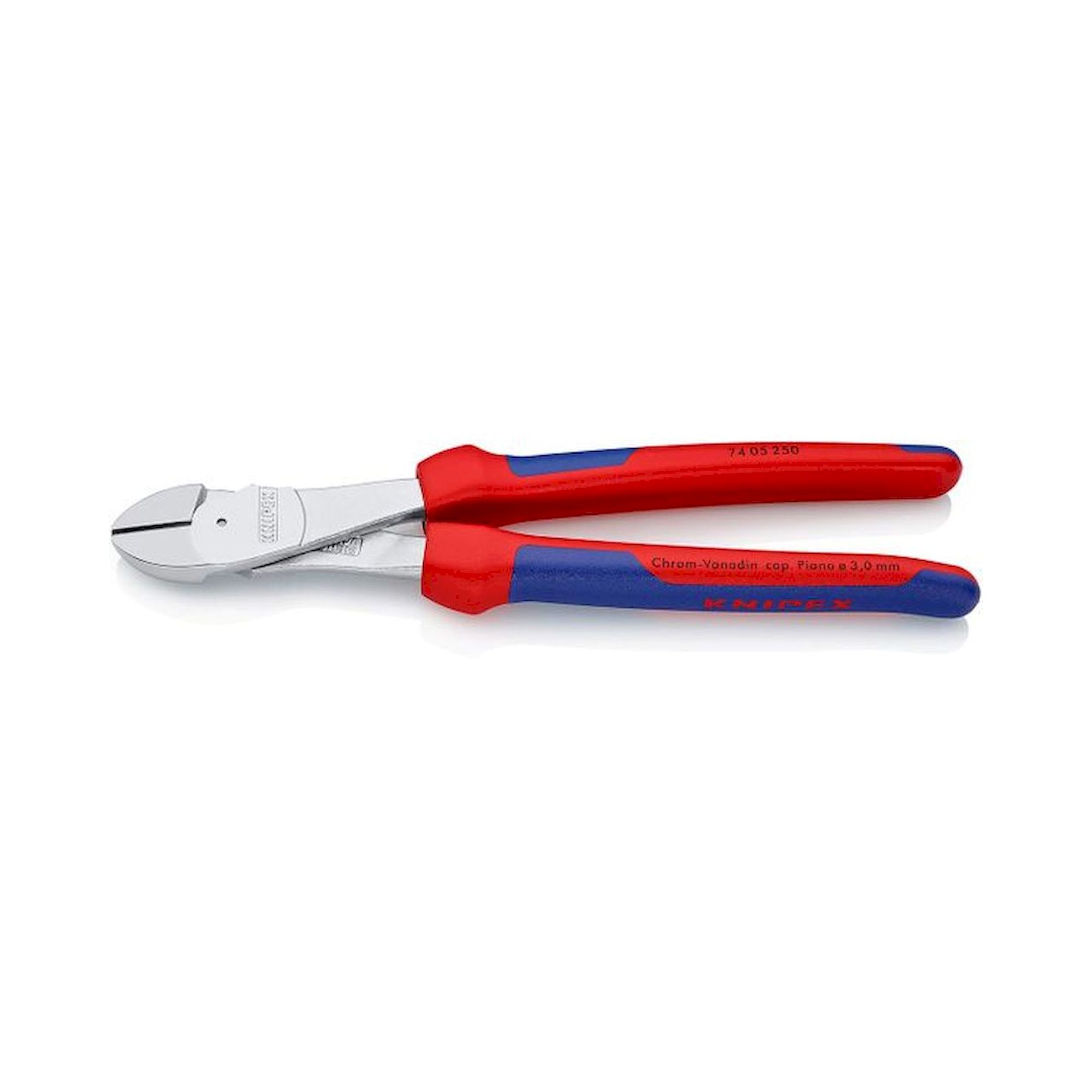Knipex 74 05 250. Heavy-duty side cutter, chrome-plated, 250 mm