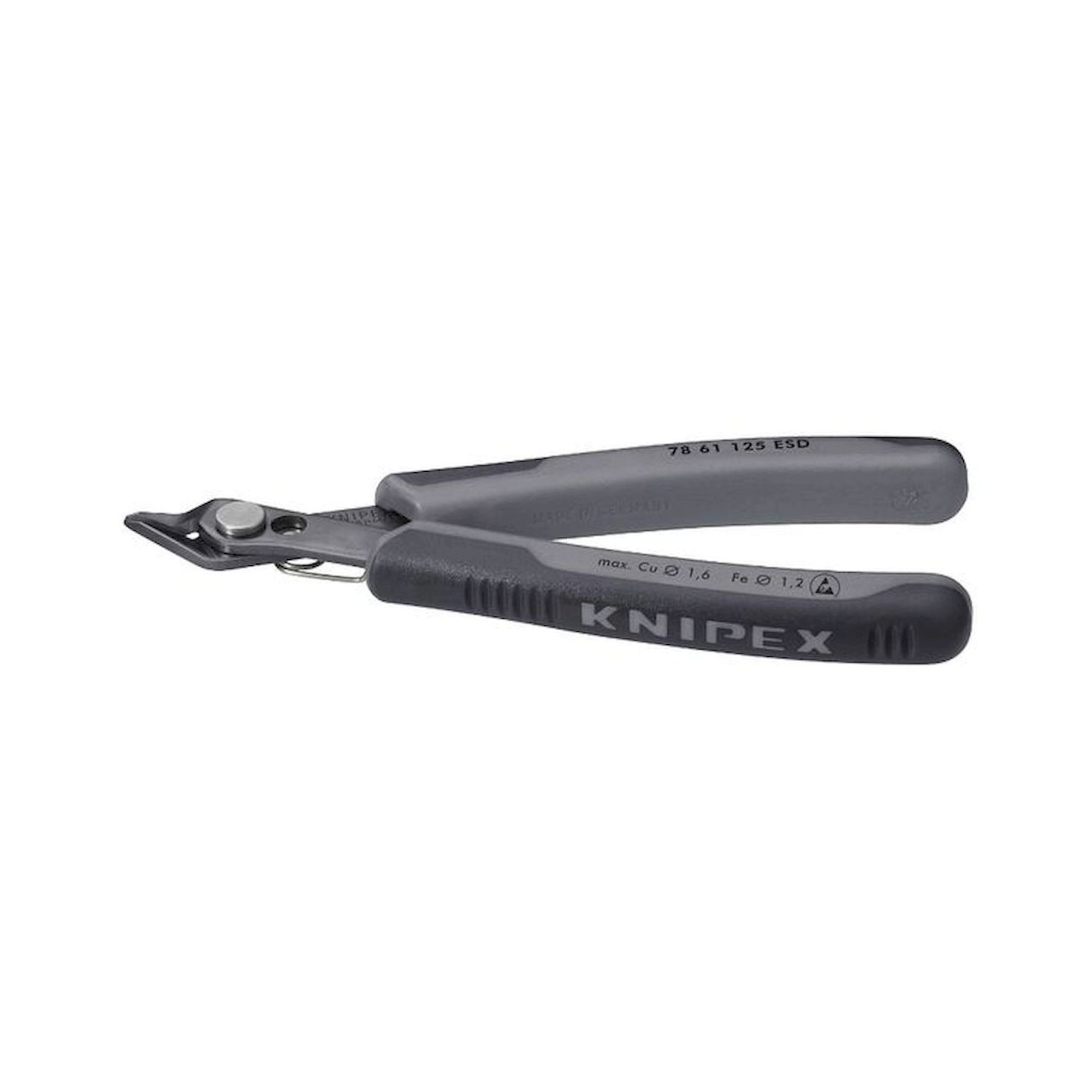 Knipex 78 61 125 ESD. ESD Electronic-Super-Knips, side cutter, fine ...