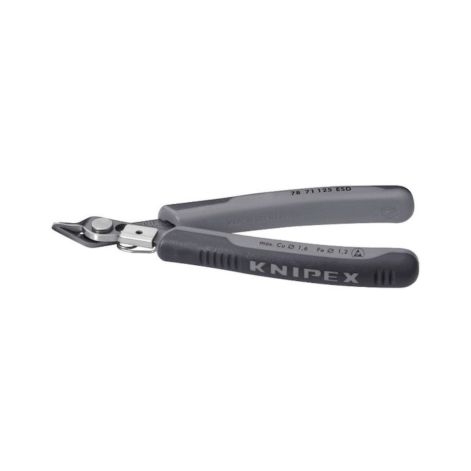 Knipex 78 71 125 ESD. ESD Electronic-Super-Knips, side cutter, fine ...